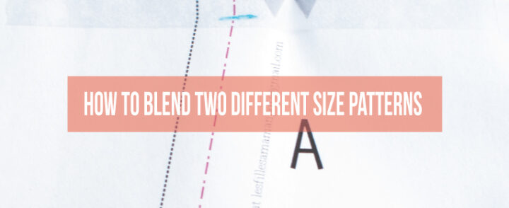 How to blend two different size patterns